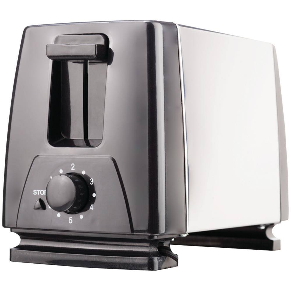 Brentwood 2-Slice Black Extra-Wide Slot Toaster 98583265M - The Home Depot
