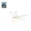 Home Decorators Collection Windward IV 52 in. Indoor LED Matte White ...