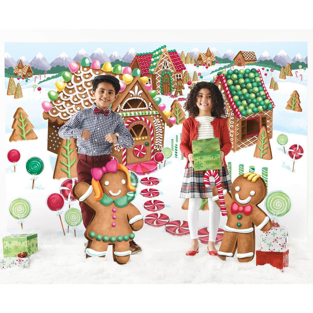 Amscan Christmas Deluxe 65 in. Scene Setters 671219 - The Home Depot
