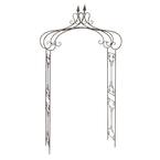 Litton Lane 95in. x 15in. Metal Fleur De Lis Indoor Outdoor Scrollwork ...