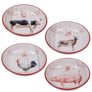 Certified International Farmhouse 16-Piece Country/Cottage Multi ...