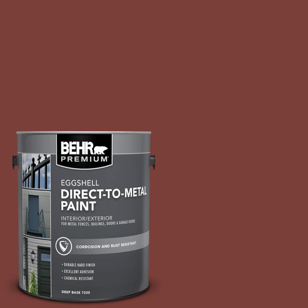 BEHR PREMIUM 1 gal. #PPU2-02 Red Pepper Eggshell Direct to Metal ...