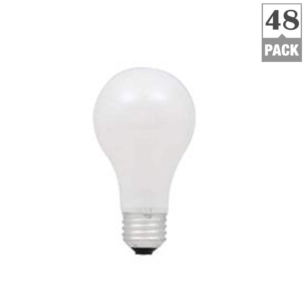 Sylvania 72-Watt Halogen A19 Double Life Dimmable Light Bulb (4-Pack ...