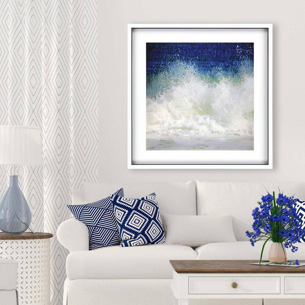 Paragon Splash / Splish by Langdon 1 Piece Framed Giclee Abstract Art ...