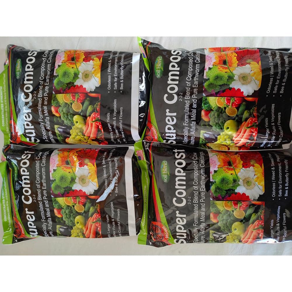 Soil Blend Super Compost Soil Amendment, Concentrated Makes 160 lbs. 4 ...
