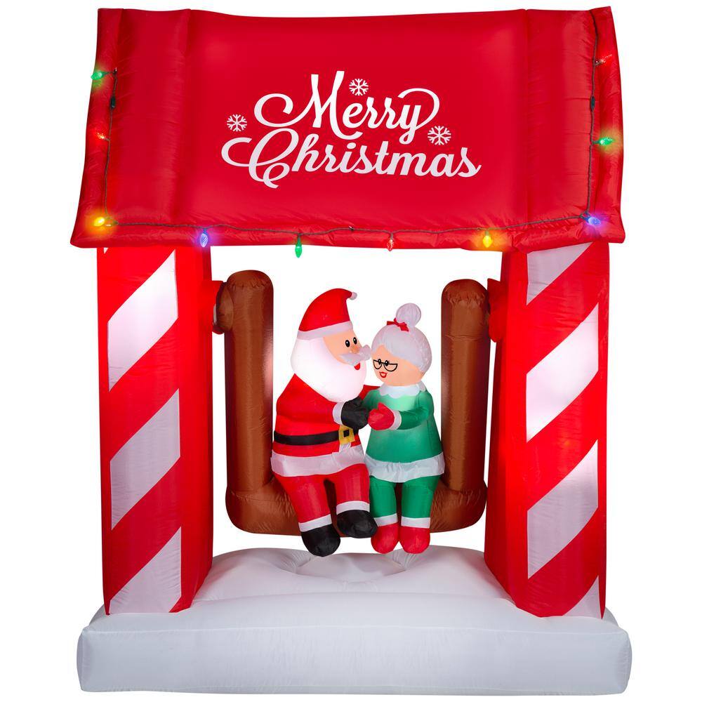 Reviews for .N/A 7 ft. Tall x 5.6 ft. Wide Christmas Inflatable ...
