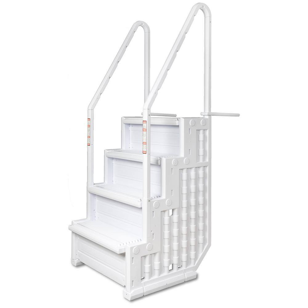 Blue Wave Easy Pool Step for Above-Ground Pools NE113 - The Home Depot