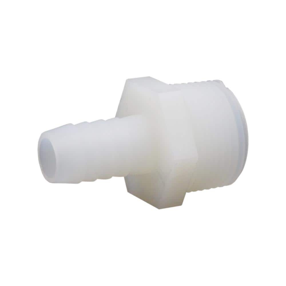 Everbilt 1/2 in. Barb x 3/4 in. MIP Nylon Adapter Fitting 800229 - The ...