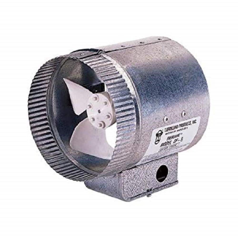 Tjernlund Duct Booster 7.5 in. x 6 in. x 6 in. Fan EF-6 - The Home Depot