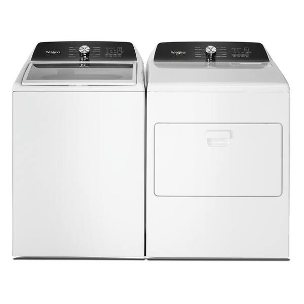 Whirlpool 4.6 cu. ft. Top Load Washer in White with Built-In Water ...