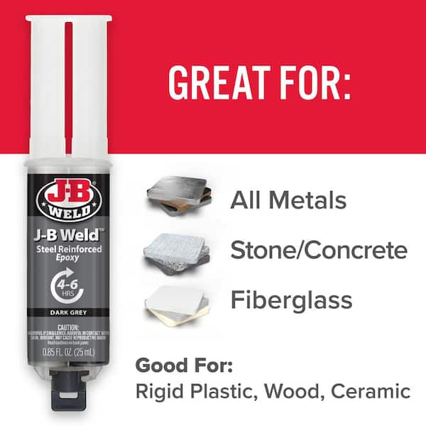 J-B Weld Original Cold Weld 2-Part Epoxy Syringe 50165 - The Home Depot