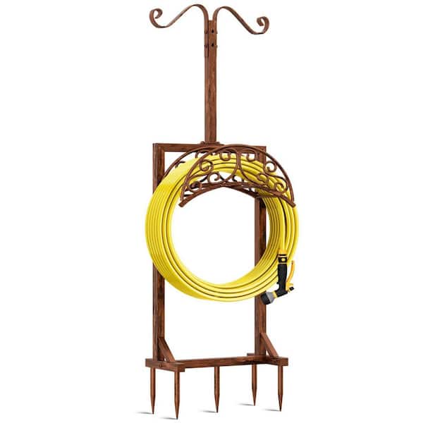 FAWEY TRED INC 99 in. Metal Shepard's Hooks for Outdoor Heavy Duty ...