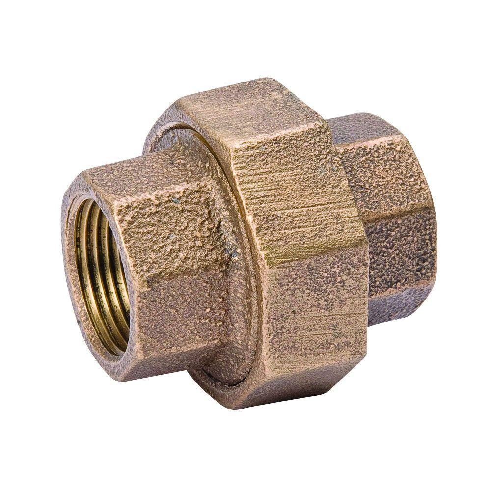 Mueller Streamline 3/4 in. Brass Pressure FPT x FPT Union 459-004HC ...