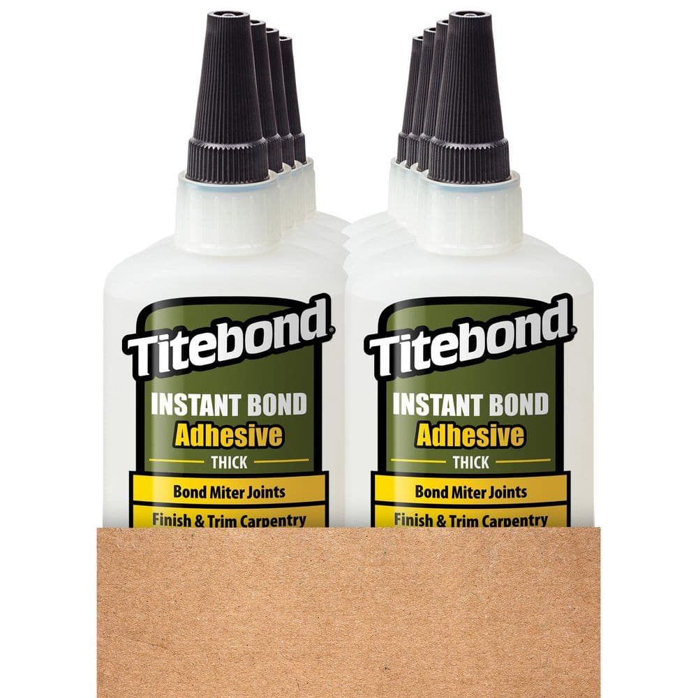 Titebond 4 oz. Instant Bond Wood Adhesive Thick (10-Pack) 6222 - The ...