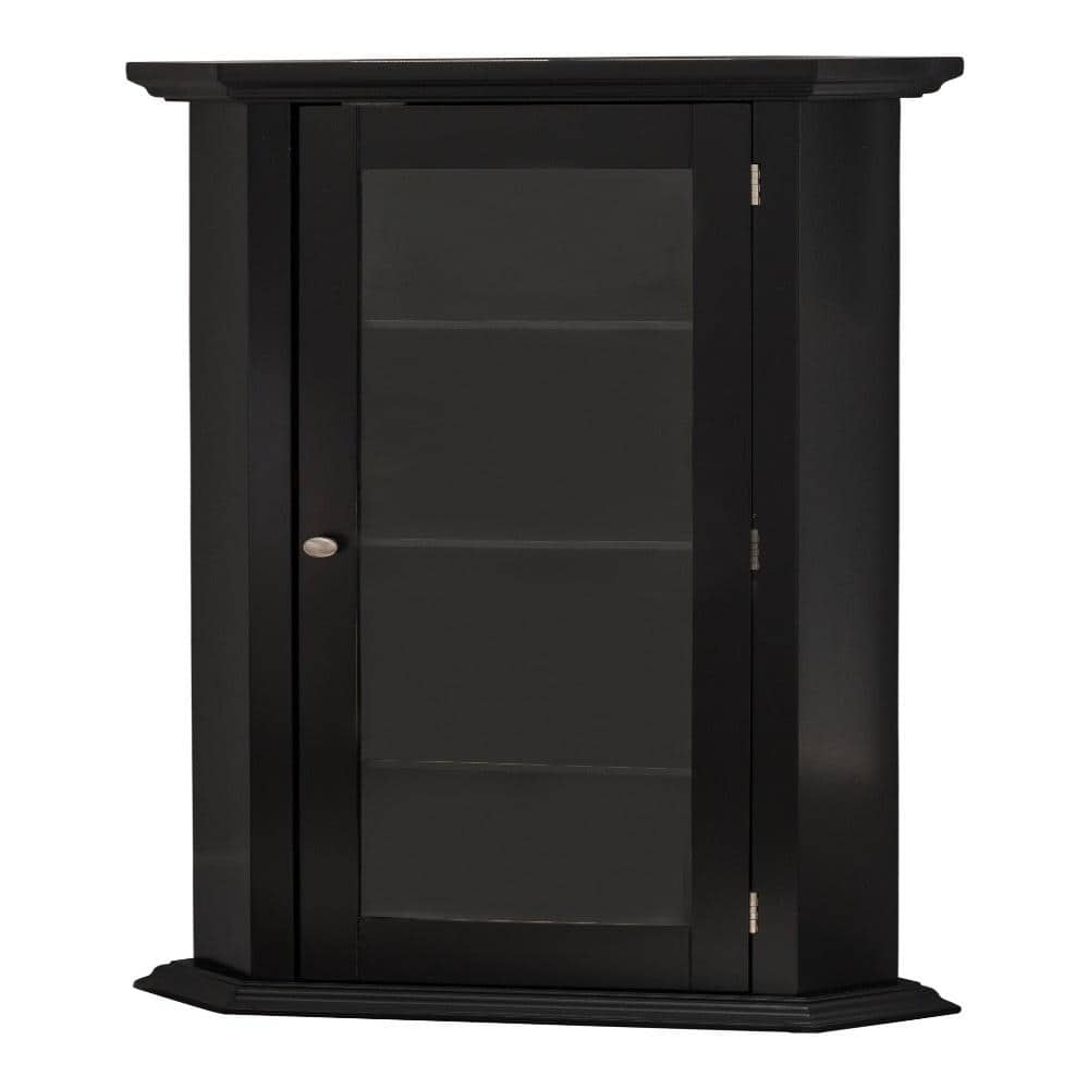 Signature Home SignatureHome Cambridge Corner Curio Storage Cabinet ...