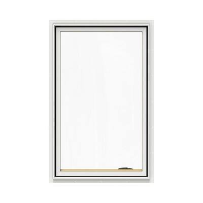 JELD-WEN 30.75 in. x 48.75 in. W-2500 Series White Painted Clad Wood ...