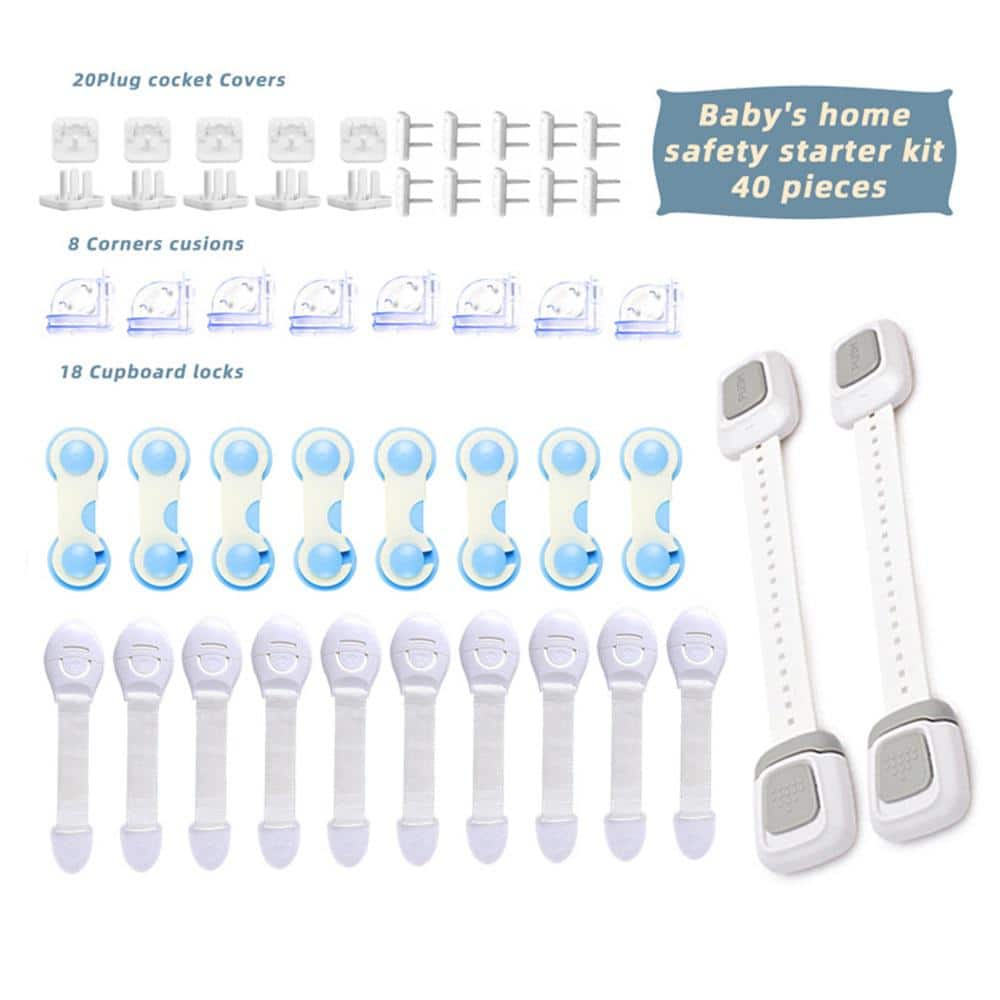 Wellco Baby Locks Complete Baby Proofing Kit - Child Safety Hidden ...
