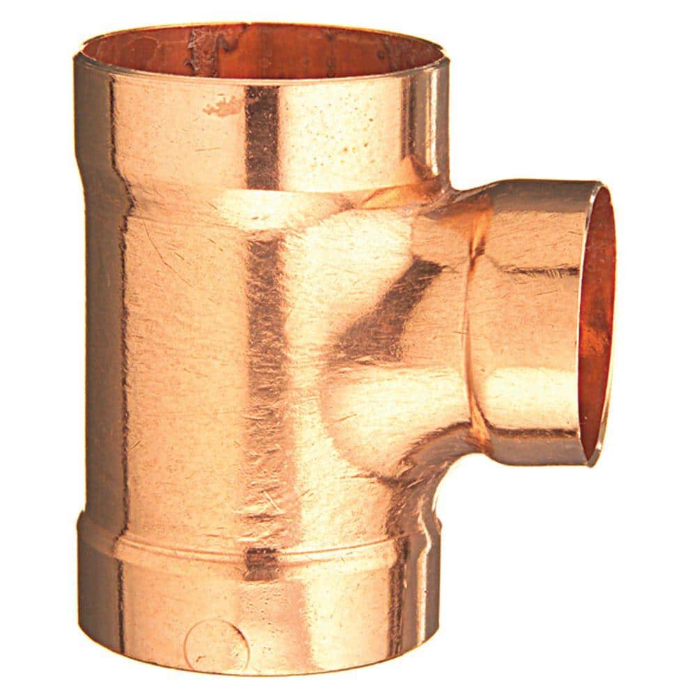 Everbilt 2 in. x 1-1/2 in. Copper C x C x C Tee Fitting 10646572 - The ...