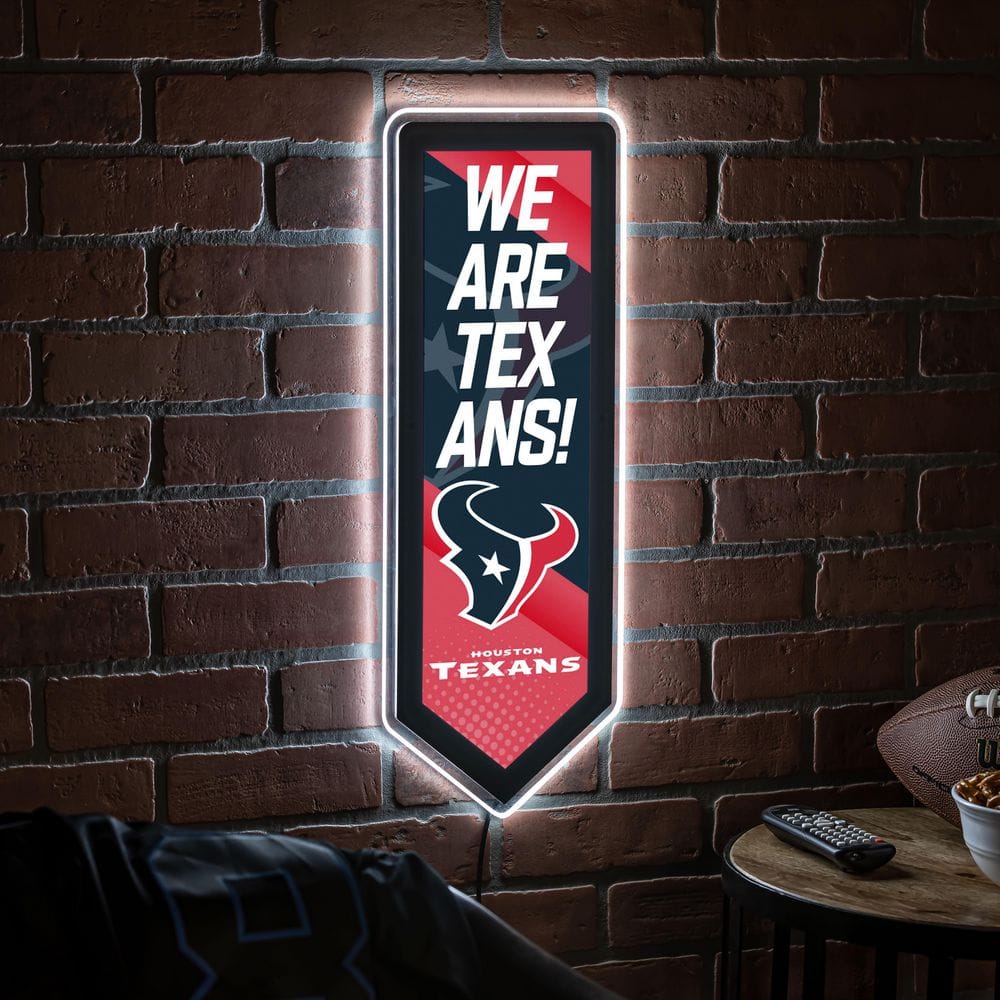 Evergreen Houston Texans Pennant 9 in. x 23 in. Plug-in LED Lighted ...