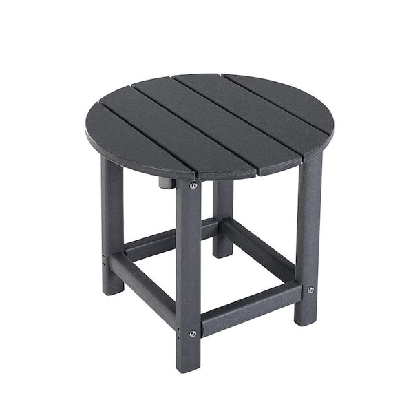 Round Patio Side Table End Table, Outdoor Side Tables for Patio ...