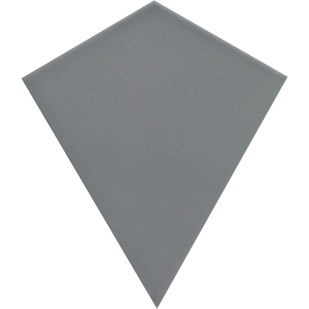 EMSER TILE Skite Gray 6 in. x 7 in. Glossy Ceramic Wall Tile (6.04 Sq ...
