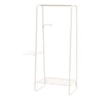 Whitmor Chrome Metal Clothes Rack 47.625 in. W x 64.5 in. H 6021-10150 ...