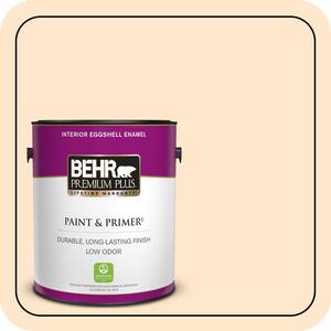 BEHR PREMIUM PLUS 1 gal. #310C-1 Kansas Grain Satin Enamel Exterior ...