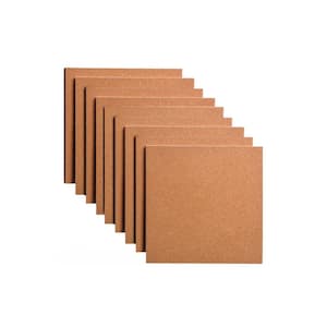 Afoxsos 12 x 12 Square Natural Cork Board Tiles Self-Adhesive 1/2 Thick ...