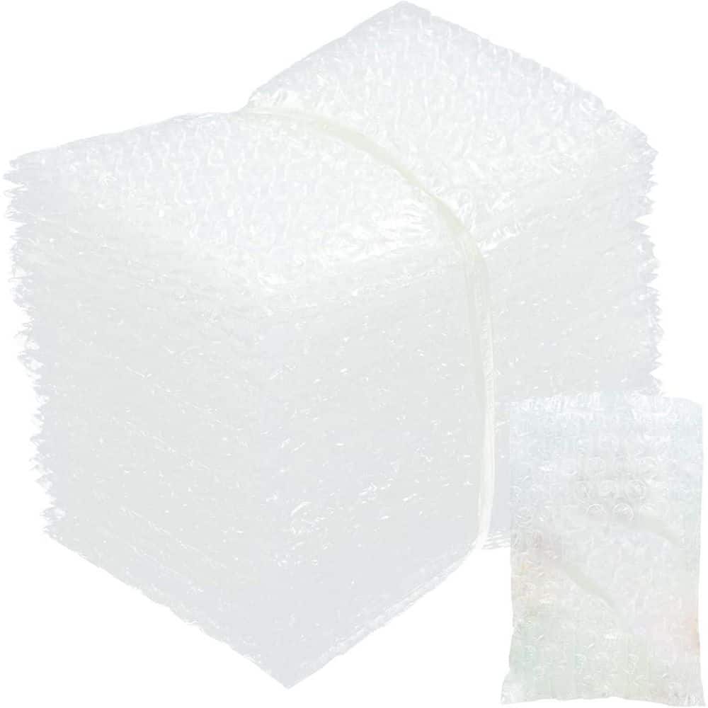 4x6 Clear Bubble Out Bags 50-Pack Double-Wall Cushioning for Shipping ...