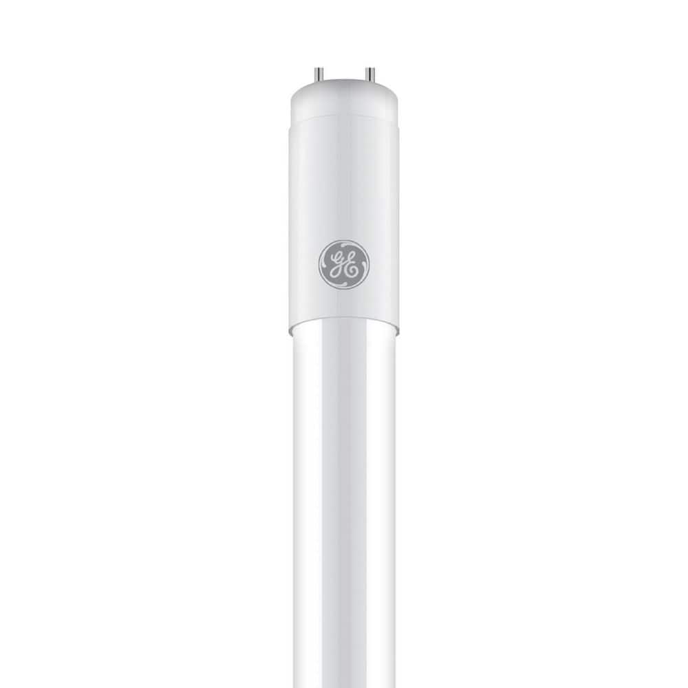 GE 4 ft. 32-Watt Equivalent T8 LED Daylight Deluxe Non-Dimmable Linear ...