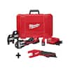 Milwaukee M12 12-Volt Lithium-Ion Force Logic Cordless Press Tool Kit with M12 Copper Tubing ...