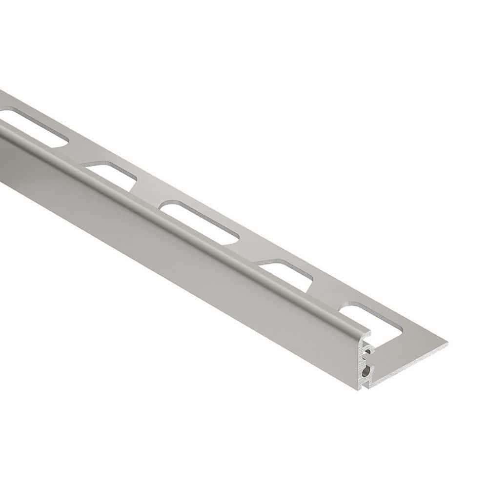 Schluter Jolly Classic Grey Color-Coated Aluminum. 5 in. x 98.5 in ...