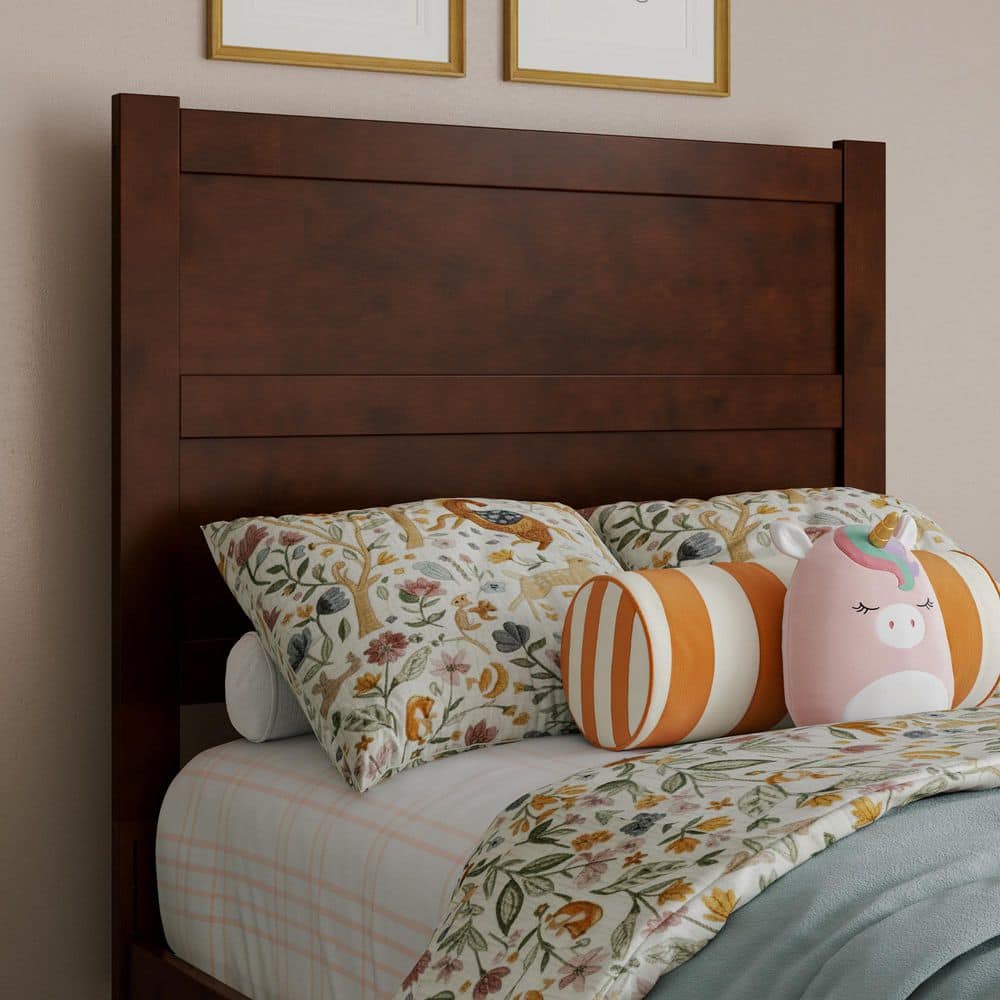 AFI Aveline Walnut Brown Twin Wood Panel Headboard AR244824 - The Home ...