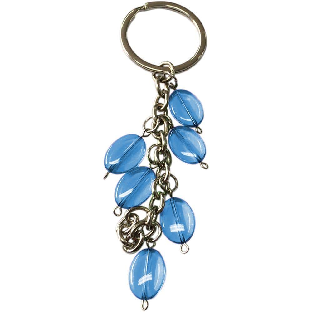 HY-KO Blue Jewel Key Ring KH438 - The Home Depot