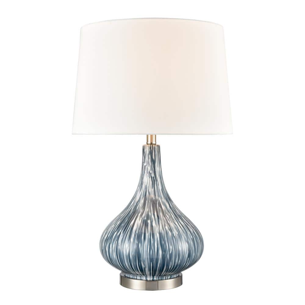 Titan Lighting Sharpsburg 28 in. Blue Table Lamp HD-230222064 - The ...