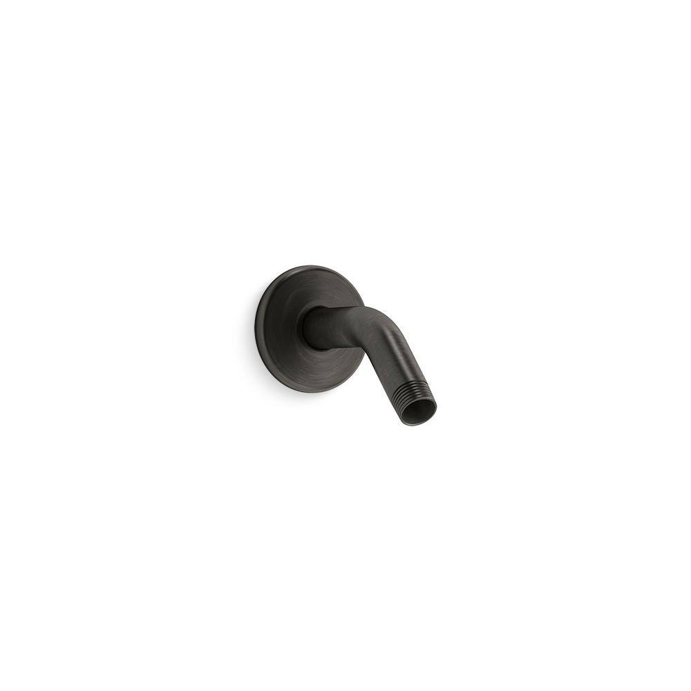 KOHLER Mastershower 5.375 in. Shower Arm in Oil-Rubbed Bronze K-7395 ...