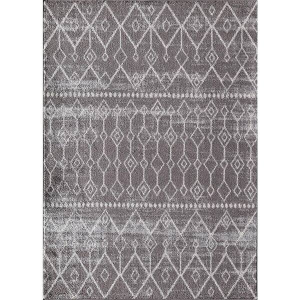 Mason Brooks Knox Inky Charcoal Gray 2 ft. X 8 ft. Area Rug RA32043 ...