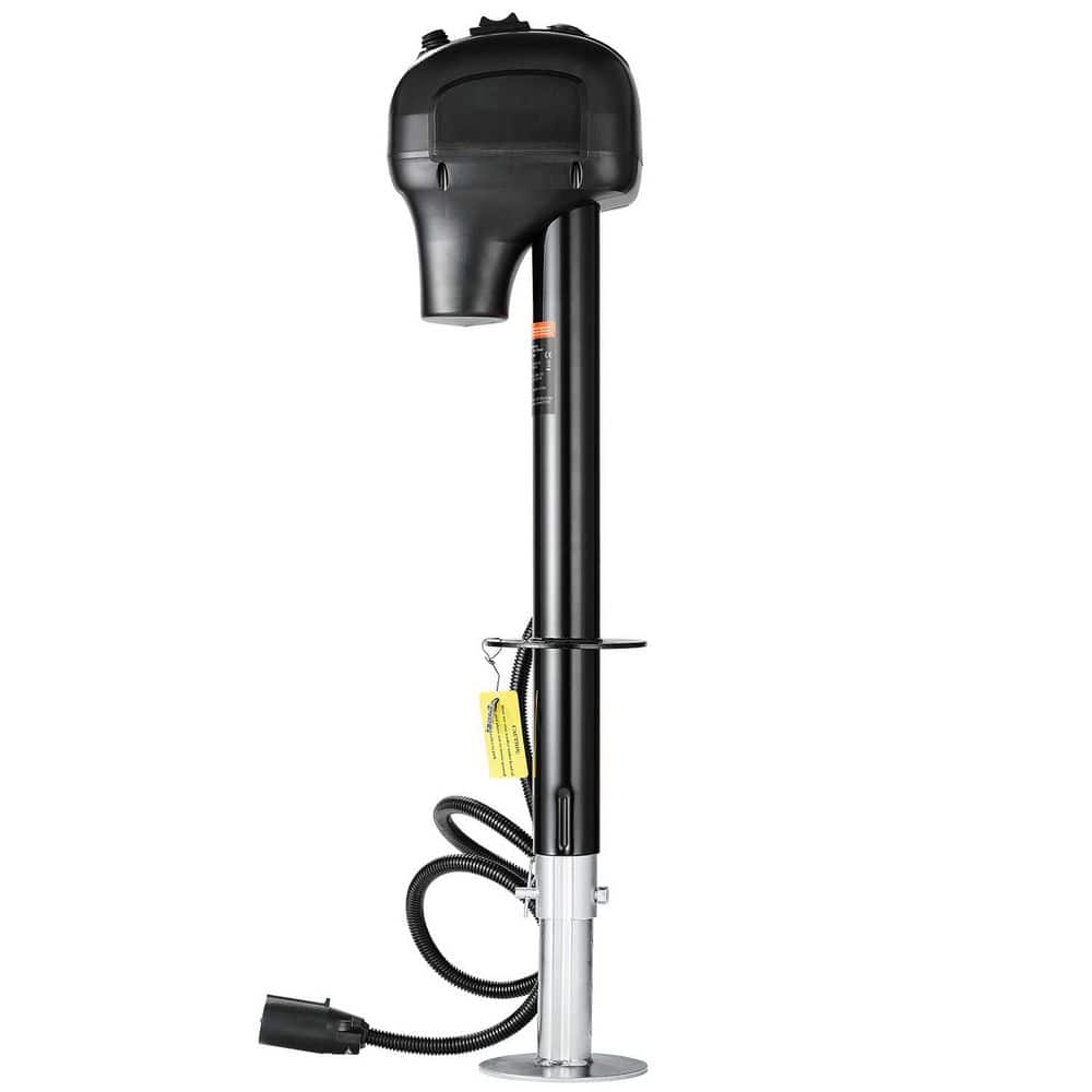 SKYSHALO Electric Trailer Jack, Black, 3500 lbs., 9.5 in.-27.5 in. Lift ...