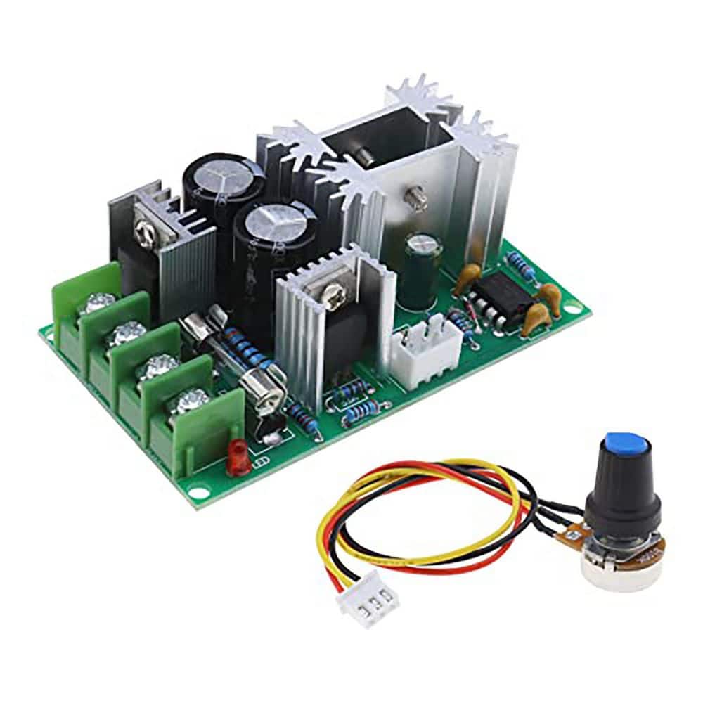 Vrbgify 12-Volt PWM DC Motor Speed Controller Adjustable Ultra Small ...