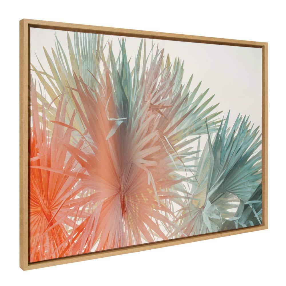 Kate and Laurel Sylvie Red Hot Summer Framed Canvas by Alicia Bock Set ...