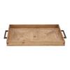 Litton Lane Contemporary Brown Wood Contemporary Tray 44384 - The Home ...