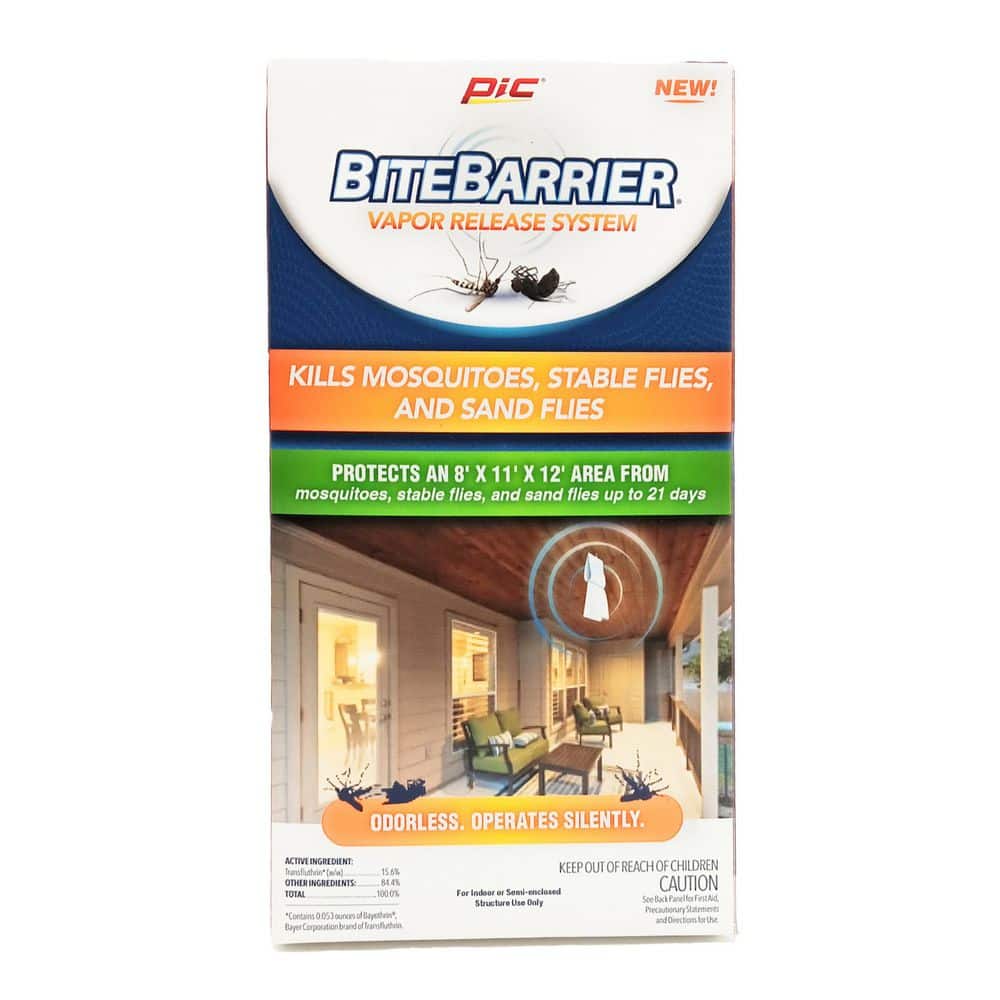 PIC BiteBarrier Vapor Release System, Mosquito and Fly Killer, Last for ...