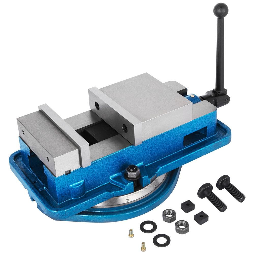 VEVOR Heavy Duty Milling Vise 3 in. Bench Clamp Vise with 360 Degree ...