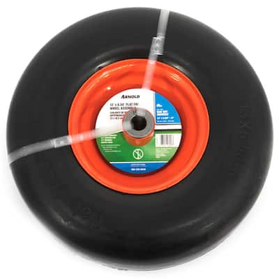 Arnold 13 in. x 5 in. Universal Flat Free Zero Turn Front Wheel ...