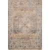 LOLOI II Sorrento Natural/Multi 2'-7" x 10' Oriental Fringe Runner Area ...