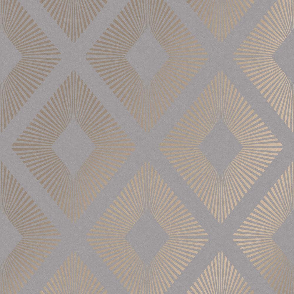 Graham & Brown Deco Triangle Grey Removable Wallpaper Sample 11827194 ...
