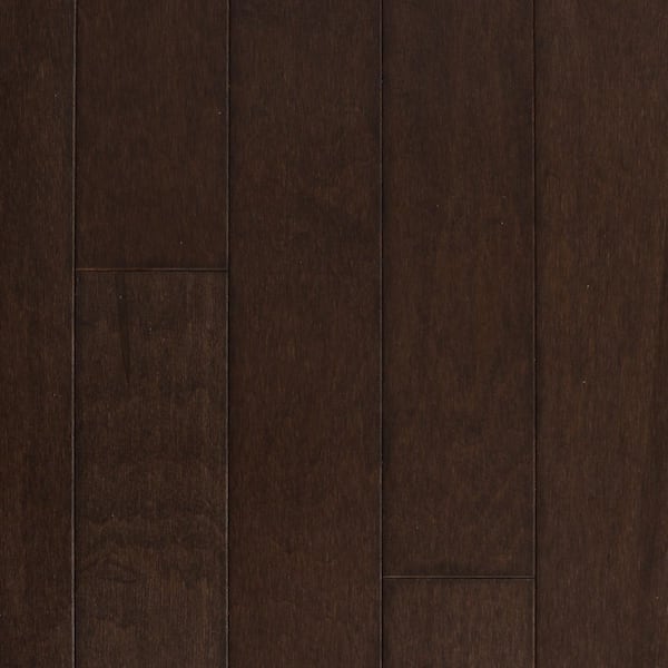 Blue Ridge Cocoa Bean Maple 3/8 in. T x 3 in. W Tongue and Grove Smooth ...