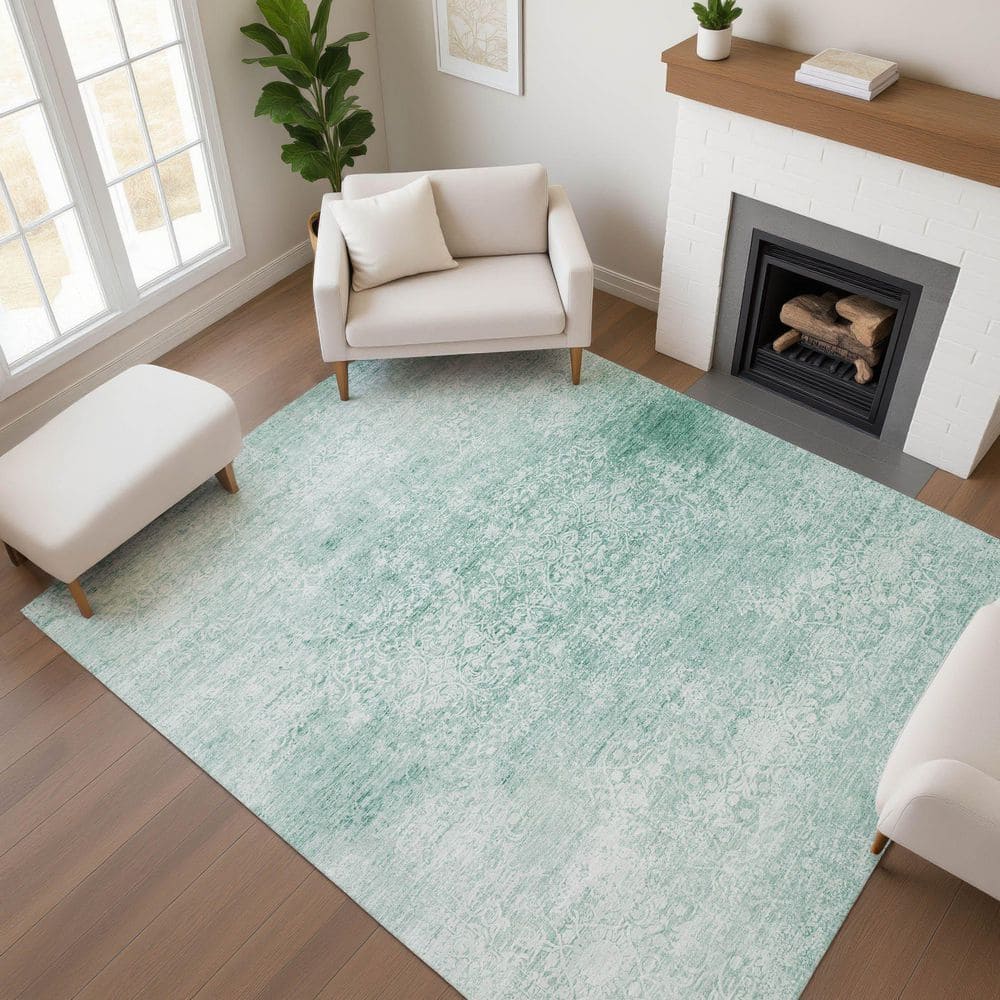 Addison Rugs Mayfield Premium Machine Washable Abstract AMF1763 ...