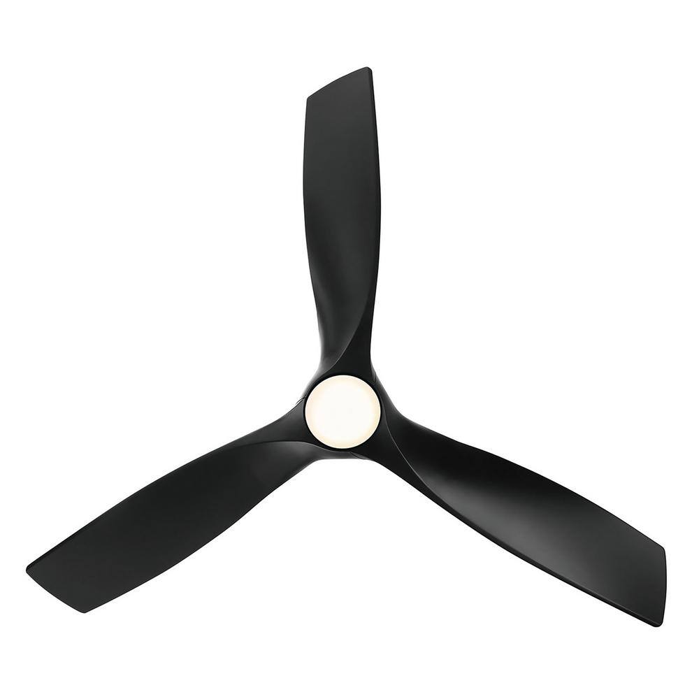 Buy Zephyr 62 in. Indoor/Outdoor Matte Black 3-Blade Smart Ceiling Fan ...