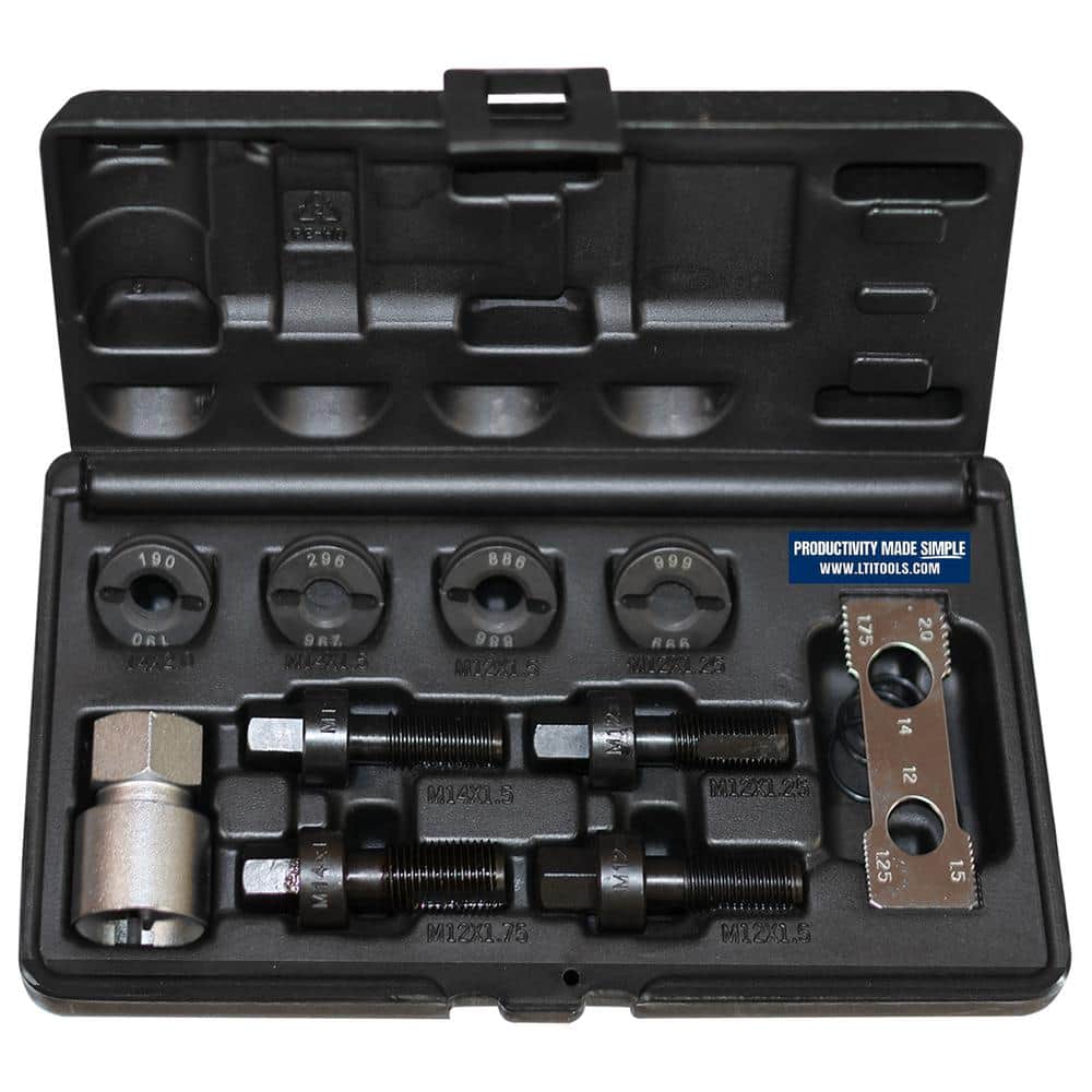 Milton 10-Piece Master Wheel Stud and Bolt Re-Thread Kit-External and ...